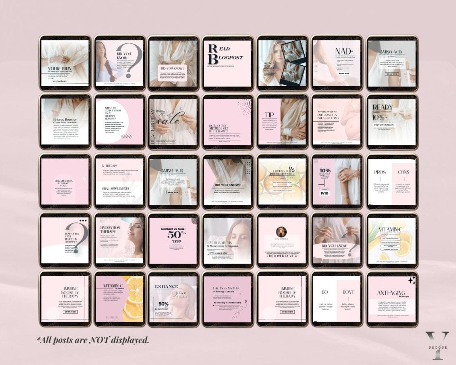 IV Therapy Template Instagram IV Hydration Social Medium IV Drip Iv ...