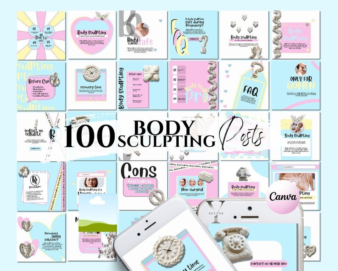 Body Sculpting Instagram Template Body Contouring Body Sculpting ...