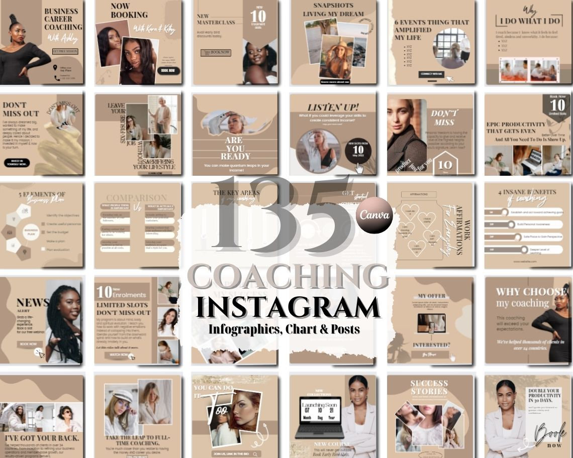 Coaching Templates Instagram Ig Templates Coach Coaching - Etsy