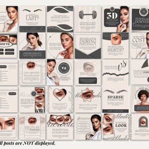 Brows Microblading Instagram Template Microblading Eyebrow Tattoo ...