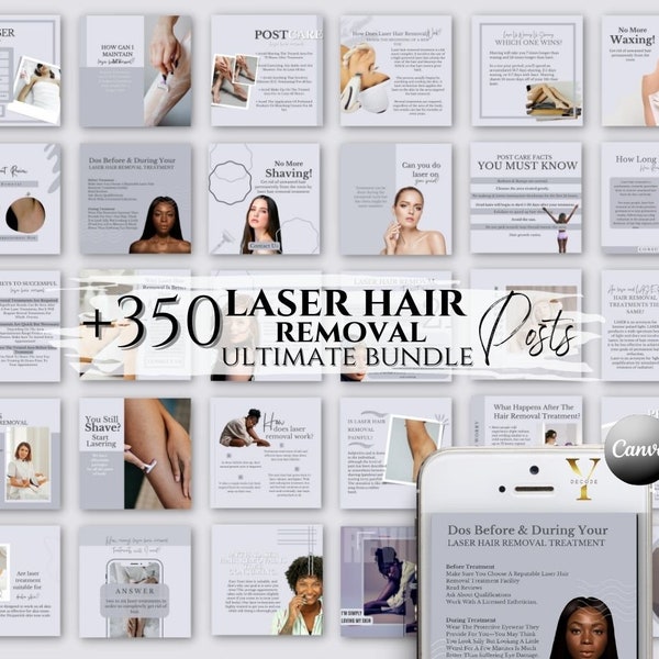 Laser Hair Removal Poster - Etsy