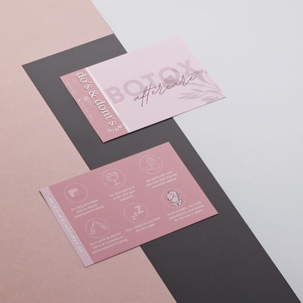 Pmu Business Cards Template - Etsy