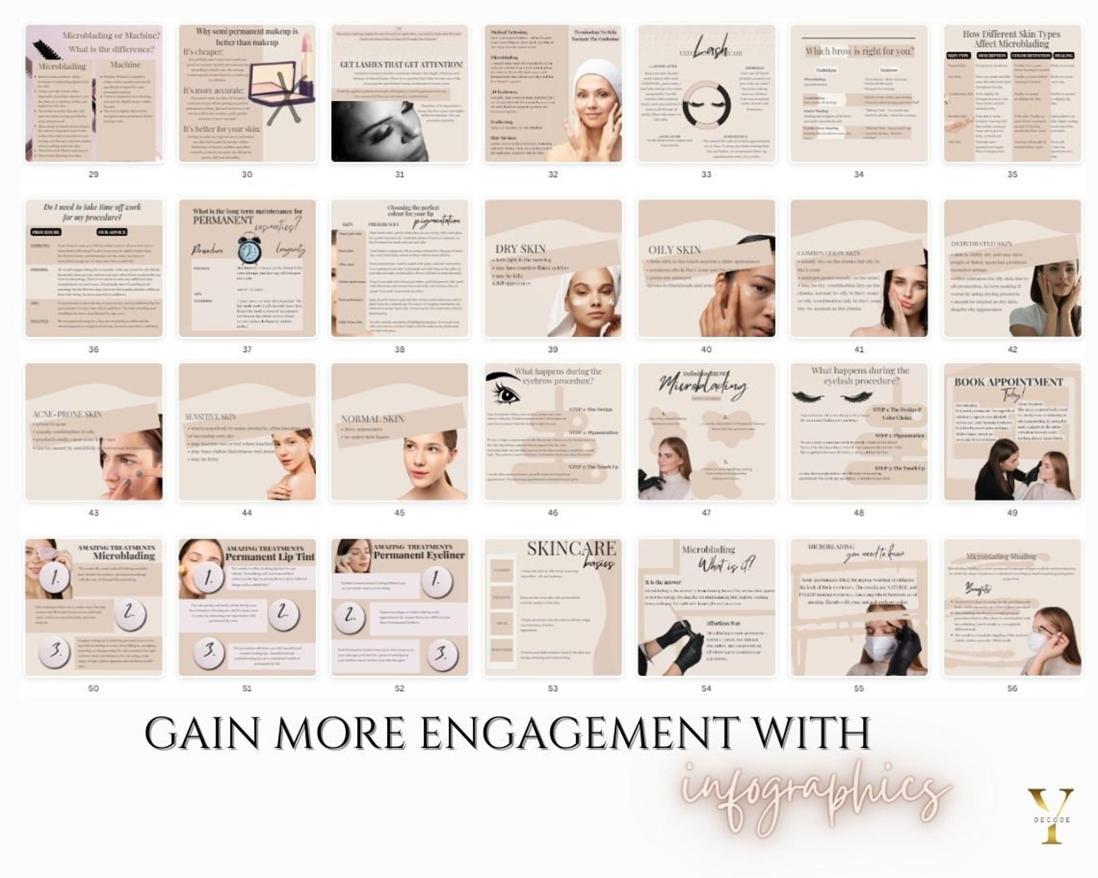 Permanent Makeup Instagram Post Pmu Instagram Template Lash - Etsy UK