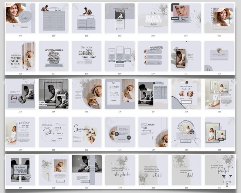 Botox Filler Instagram Post Lip Filler Botox Template - Etsy