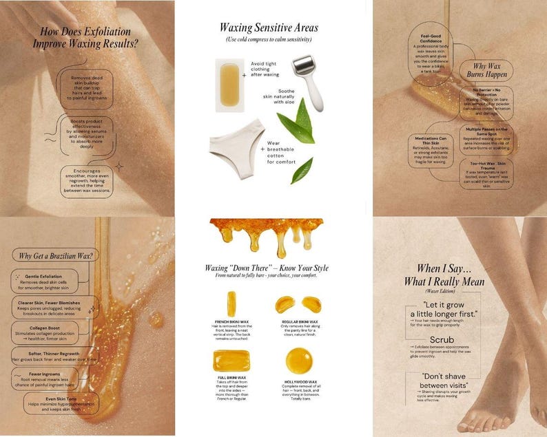 Waxing Flyer Waxing Instagram Waxing Template Waxing Poster Wax ...