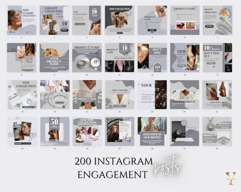 Ecommerce Instagram Template Business Instagram Product - Etsy