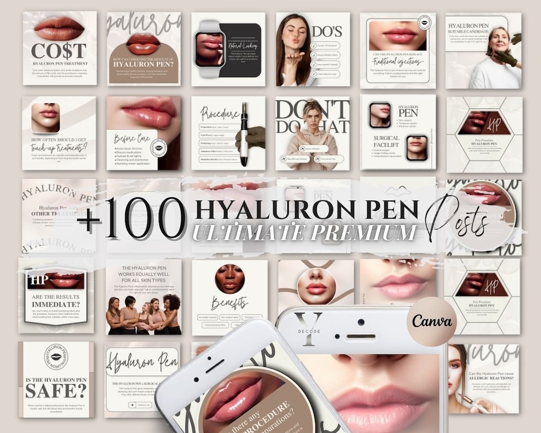 Lip Filler Template Hyaluron Pen Instagram Lip Filler Instagram ...