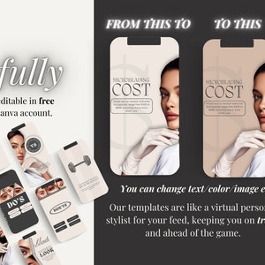 Brows Microblading Instagram Template Microblading Eyebrow Tattoo ...