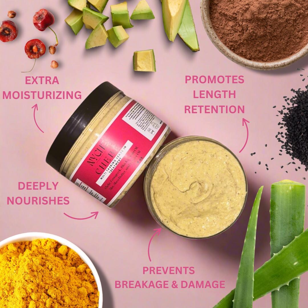 Chebé & Fenugreek- Multitasking Moisturizing Hair Growth Mask With ...