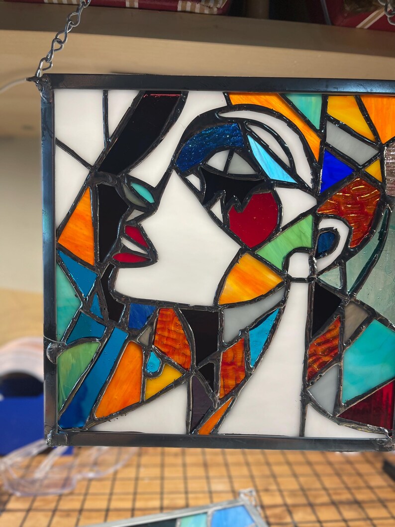 Stained Glass Face - Etsy