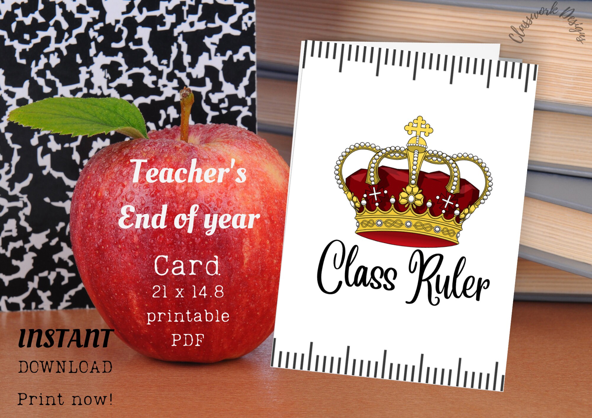 End of Year Teacher Card - Etsy