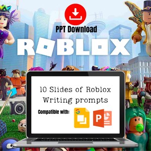 Roblox English Writing Prompt PPT | Powerpoint Template | Google Slides ...