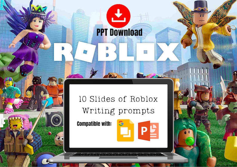 Roblox English Writing Prompt PPT | Powerpoint Template | Google Slides ...