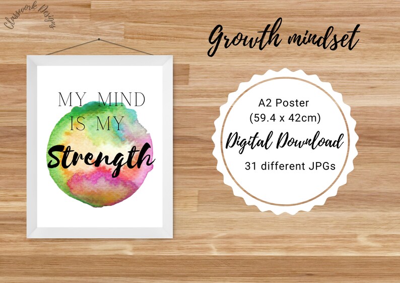 31 Positive Affirmation Poster Bundle Mental Health Growth - Etsy