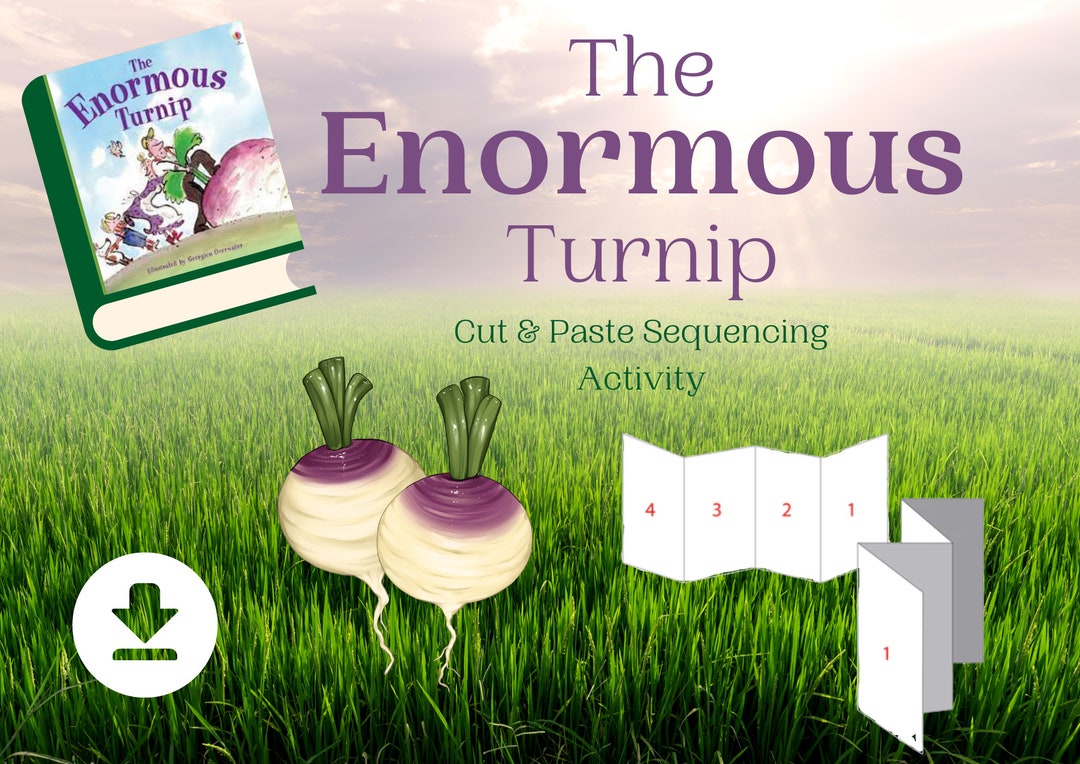 The Enormous Turnip Sequencing Activity | Cut and Paste | Reading ...