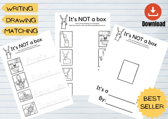 NOT a BOX Activity Worksheet Bundle - Etsy