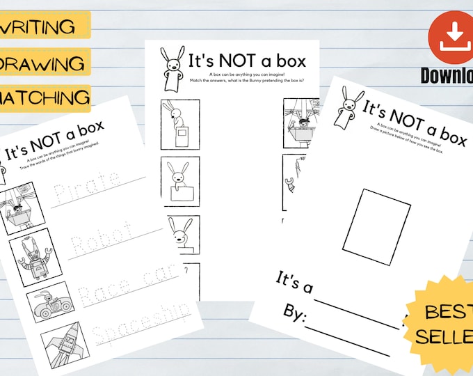 NOT a BOX Activity Worksheet Bundle - Etsy