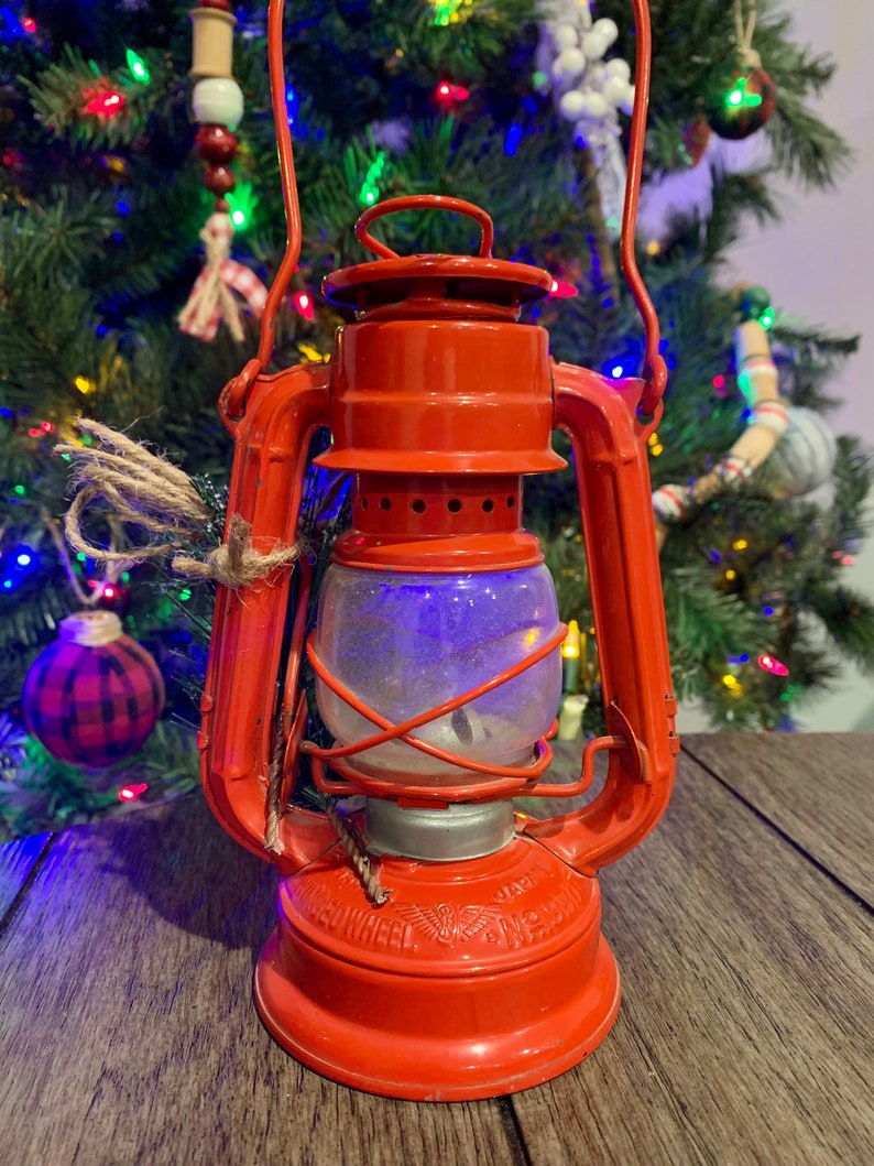 Winged Wheel No. 350 Antique Christmas Lantern - Etsy