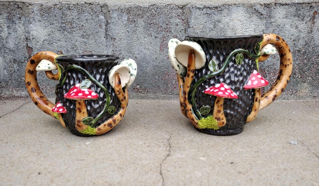 Mushroom Cauldron Mug Handcrafted Ceramic Mug - Etsy