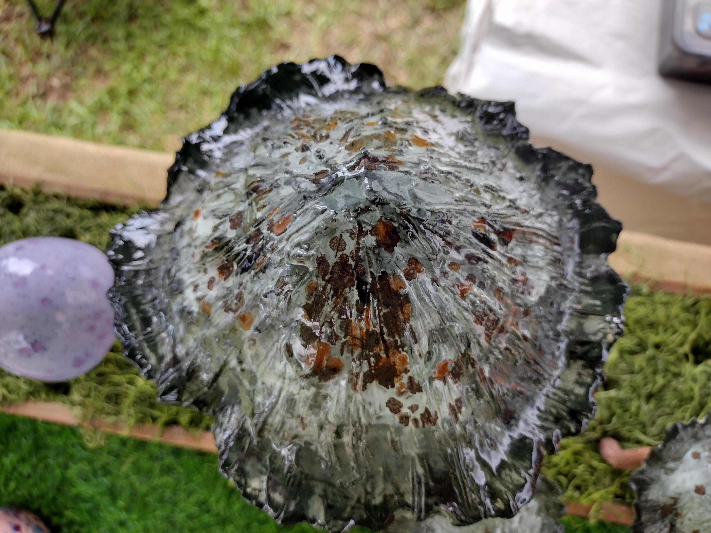 Nature Inky Cap Mushroom Garden Stakes Ceramic Garden Decor - Etsy