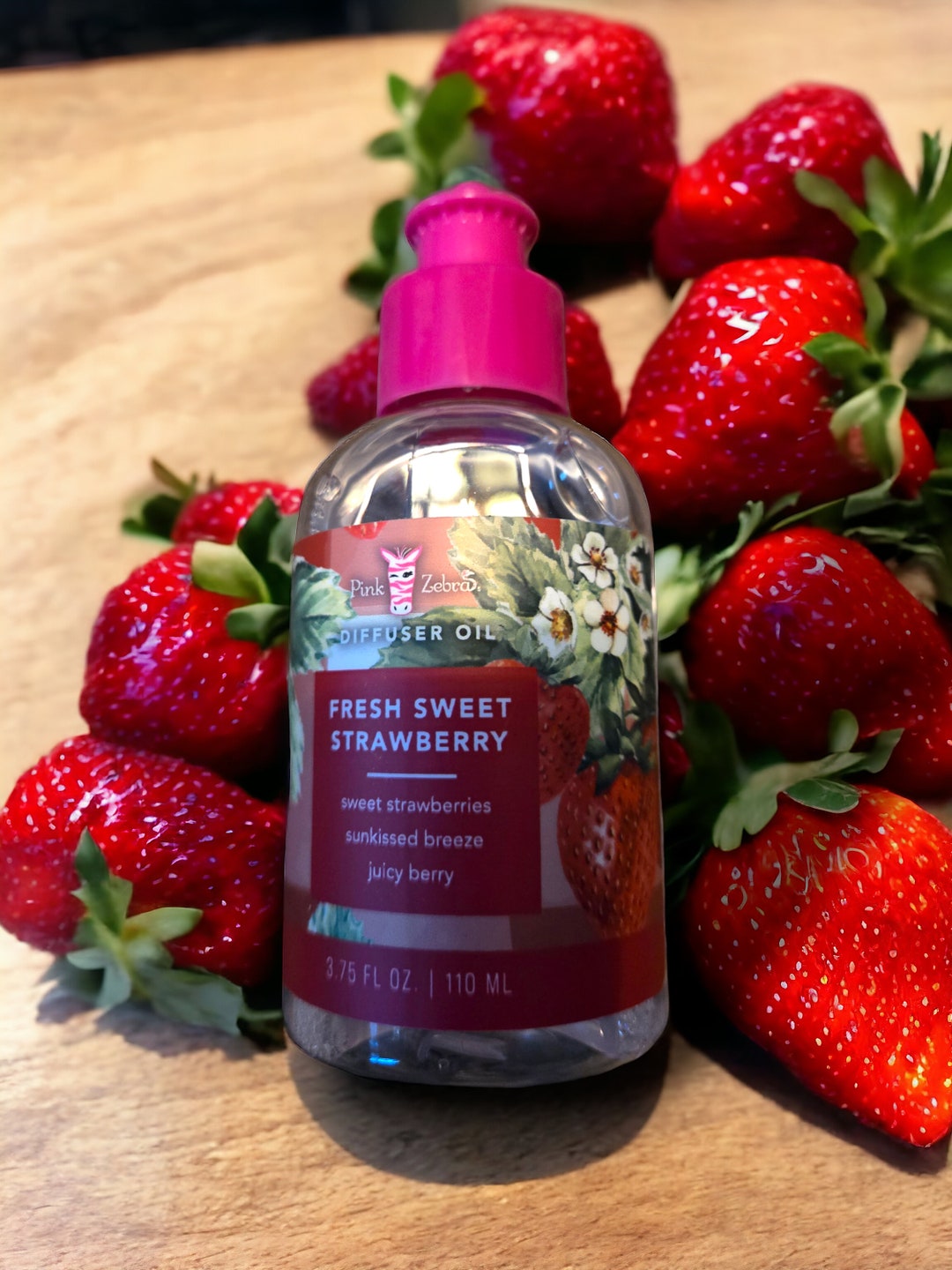 Pink Zebra Fresh Sweet Strawberry Diffuser Oil - Etsy