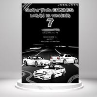 Printable BMW Car Birthday Invitation Template, BMW M2 Birthday Card ...
