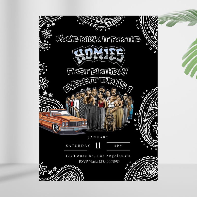Homies Birthday Party - Etsy