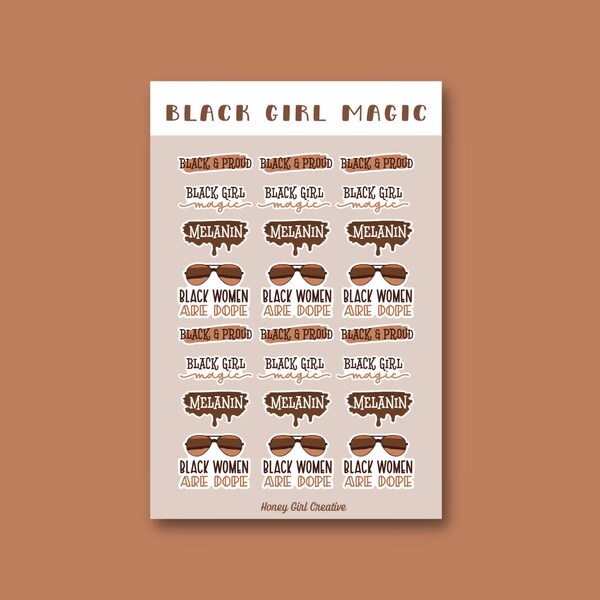 Black Girl Magic Sheet Set - Etsy