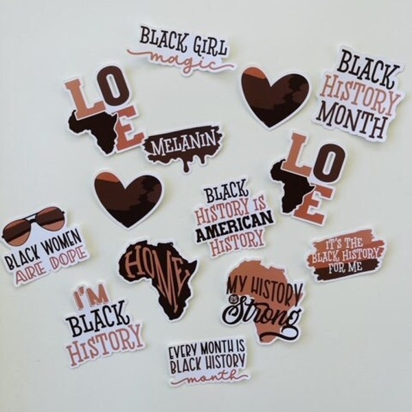 African American Stickers for Cards - Etsy