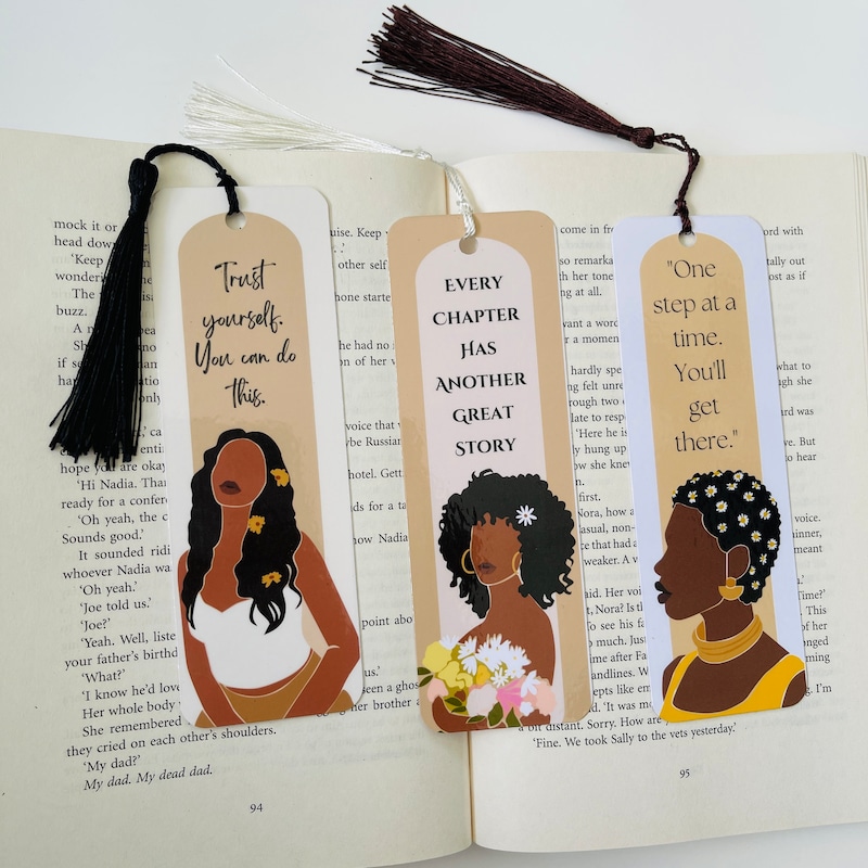 Black Girl Bookmarks - Etsy