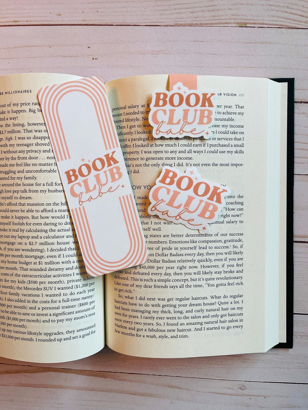 Book Club Babe Bookmark Bundle, Bookish Gifts, Gift for Her, Booklover ...