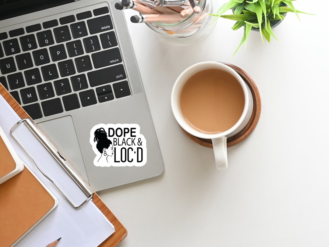 Stickers for Black Women Locs Melanin Sticker Water - Etsy