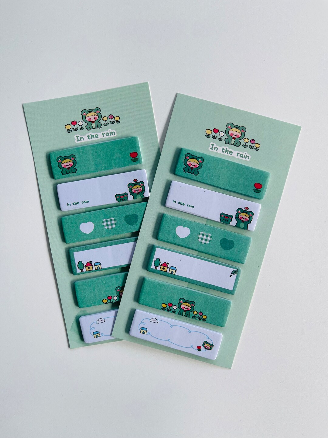 120 Sheets Sticky Notes, Kawaii Frog Sticky Tabs, Cute Index Page Flags ...