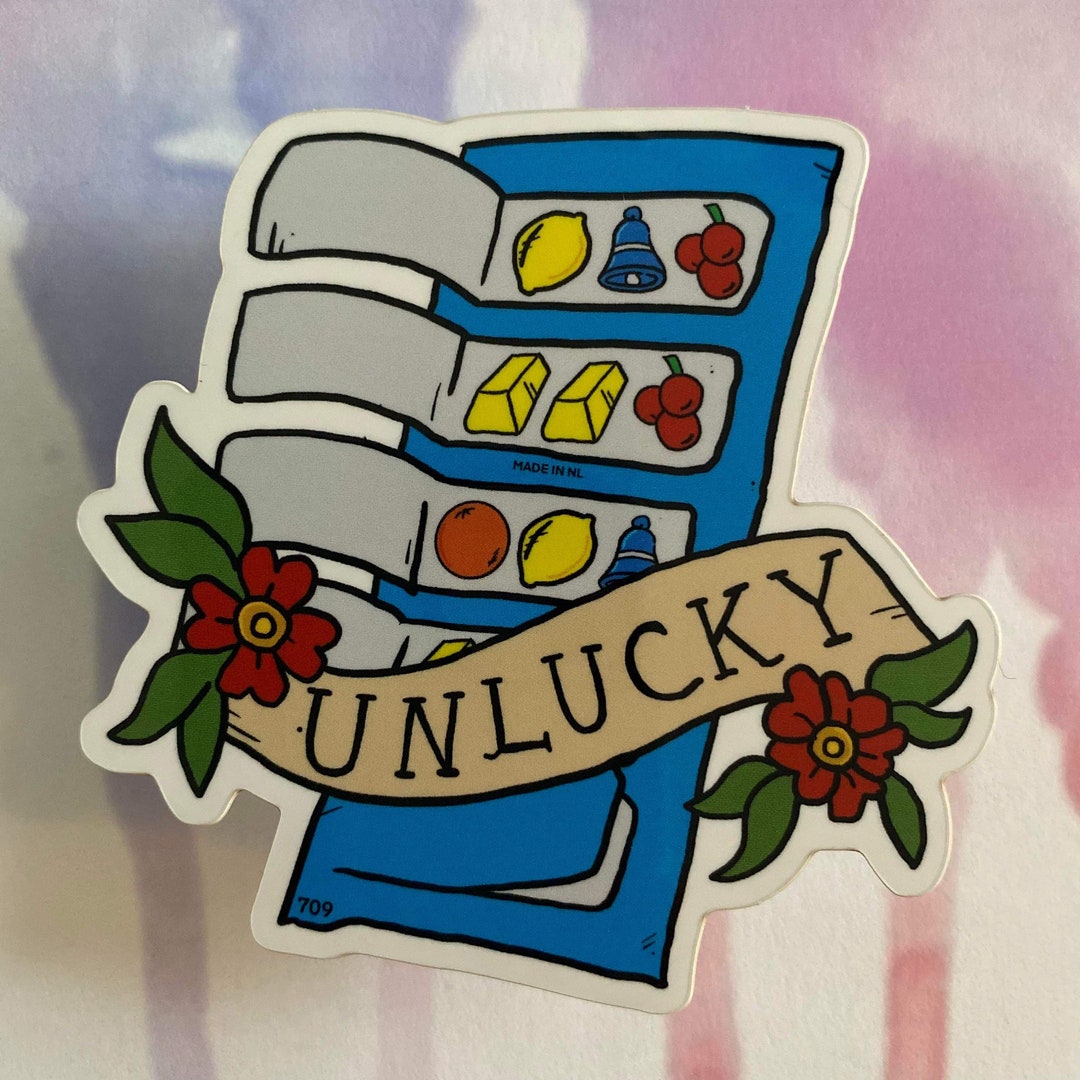 Unlucky - Losing Pull-tab Tattoo Vinyl Sticker Newfoundland - Etsy