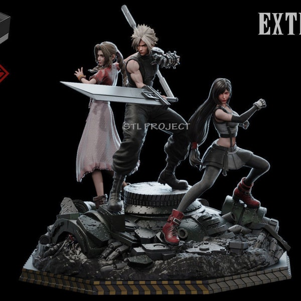 Tifa Resin Statue - Etsy