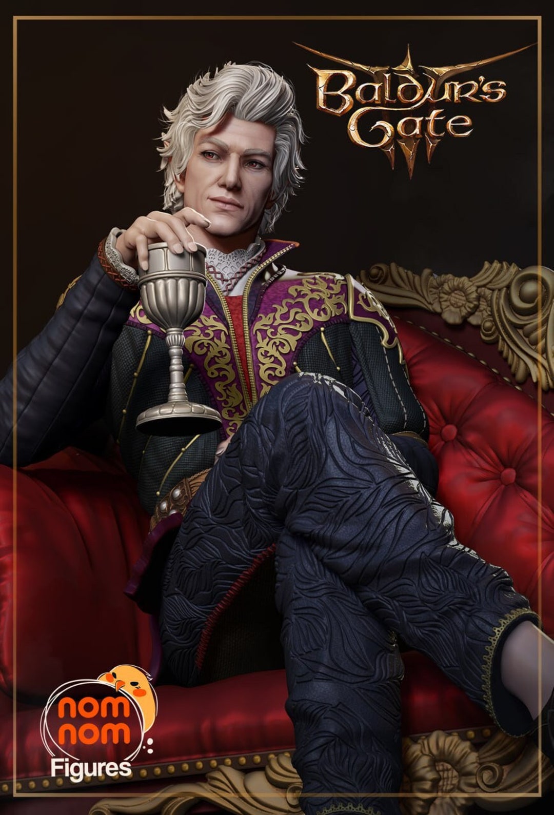 ASTARION BALDUR'S GATE 3 3D Printed Model Nomnom Y Figures H3llcreator ...