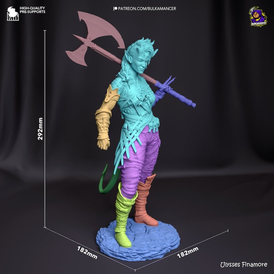 KARLACH BALDUR'S GATE 3 292MM Fanart Figure - Etsy