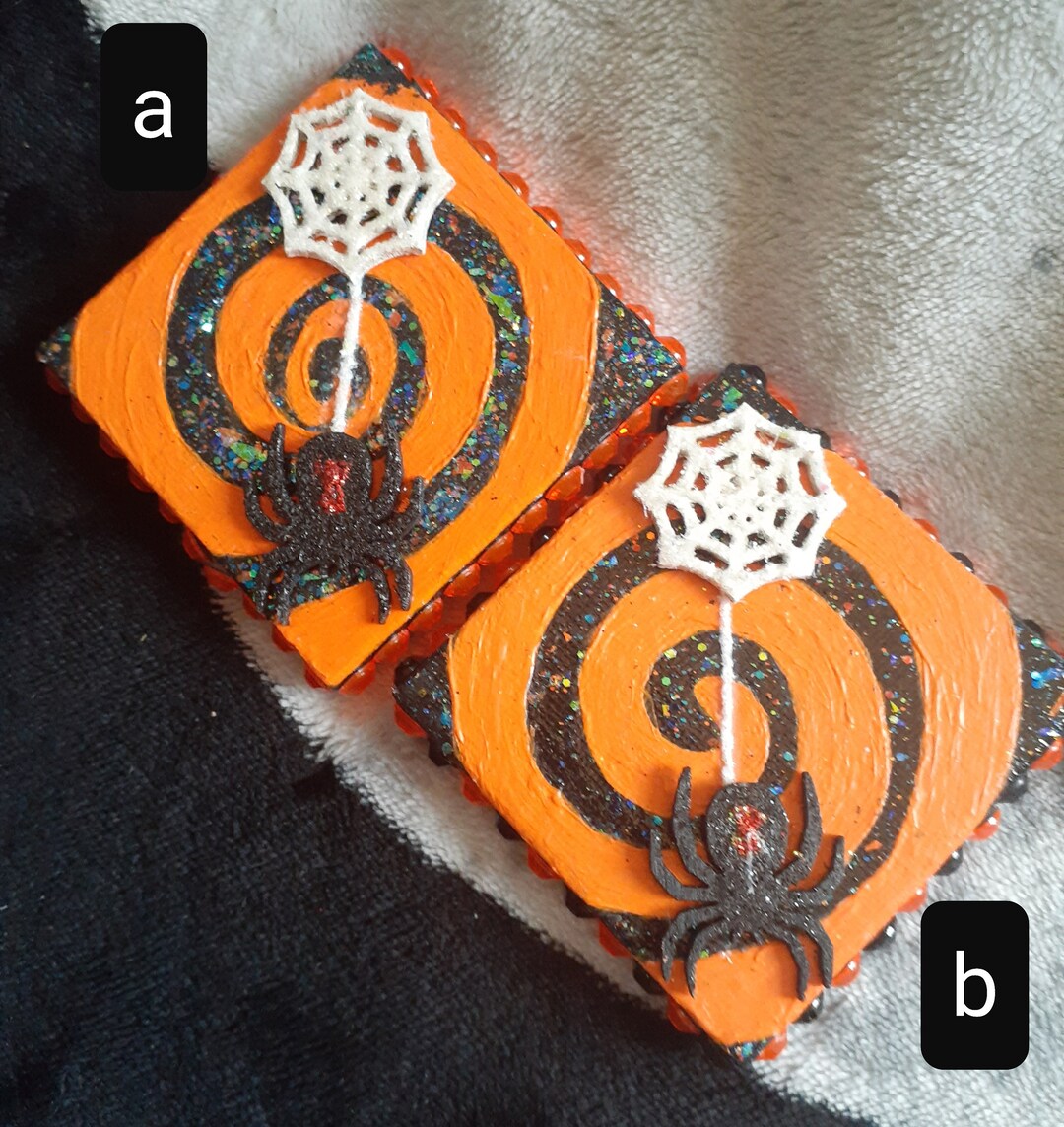 Spider and Web Magnets - Etsy