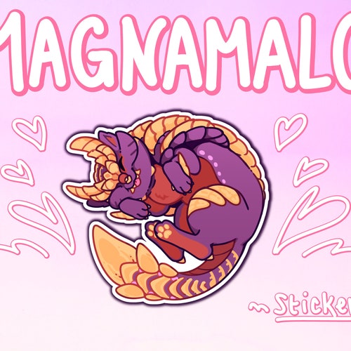 Monster Hunter Magnamalo マガイマガド Glossy Sticker Great - Etsy