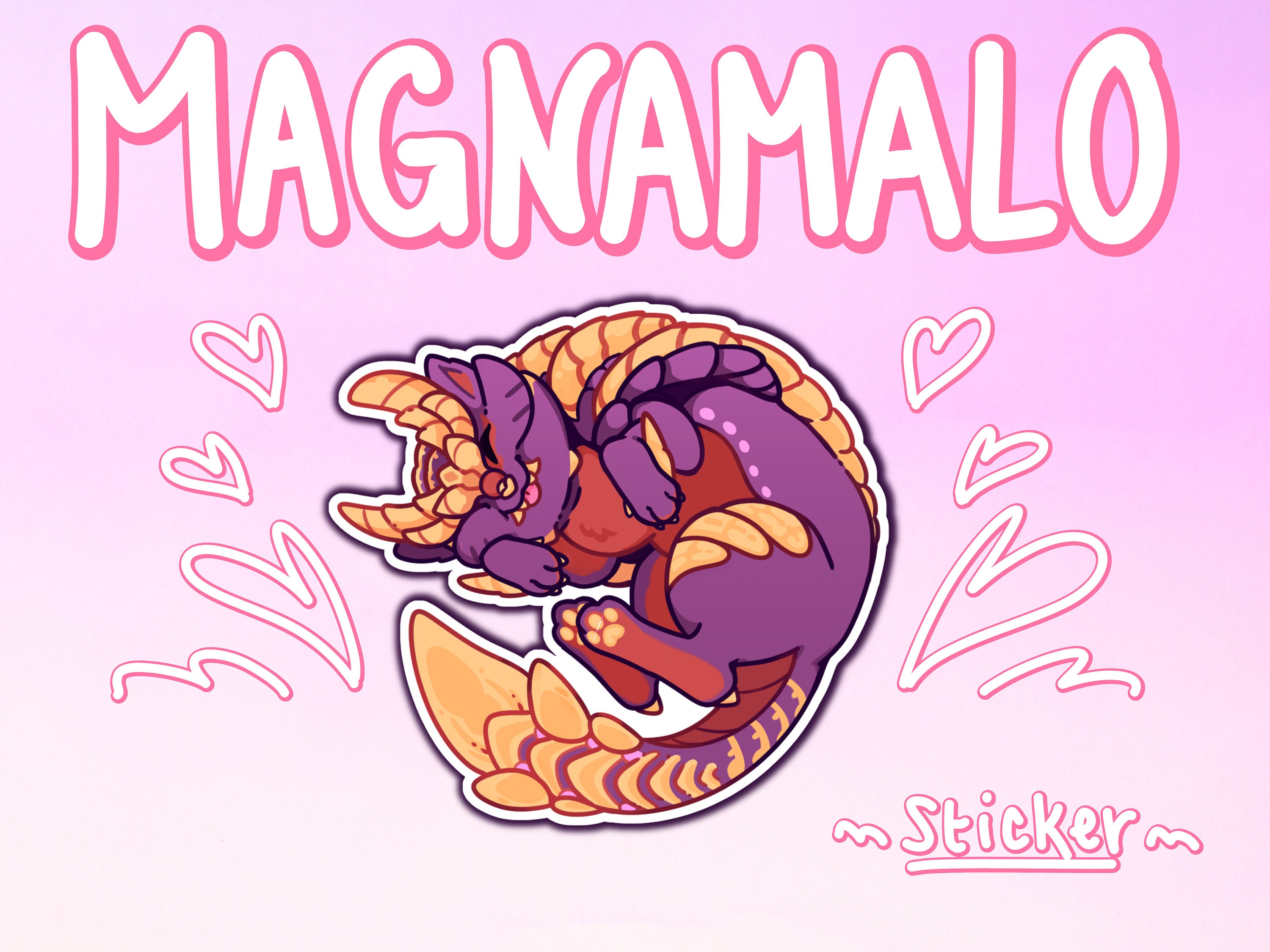 Monster Hunter | Magnamalo (マガイマガド) | Glossy Sticker | Great for ...