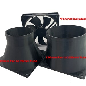 Wind Simulator 140mm/120mm Fan to 100mm/76mm Reducer Adaptor for Sim ...