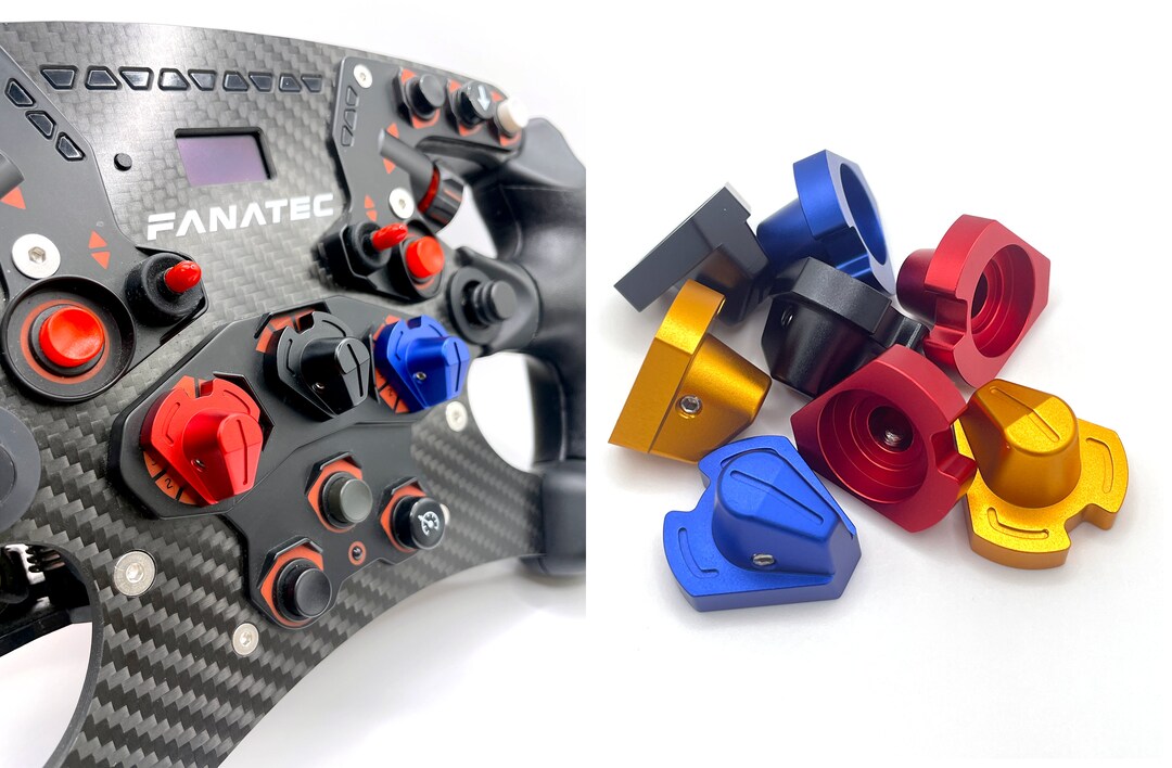 Anodized Aluminium Encoder Knobs for Fanatec Formula Wheel Rims ...