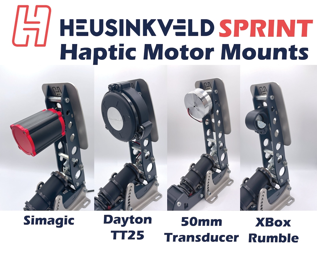 Heusinkveld Sprint Haptic / Rumble/ Bass Shaker Mounts Simagic Dayton ...