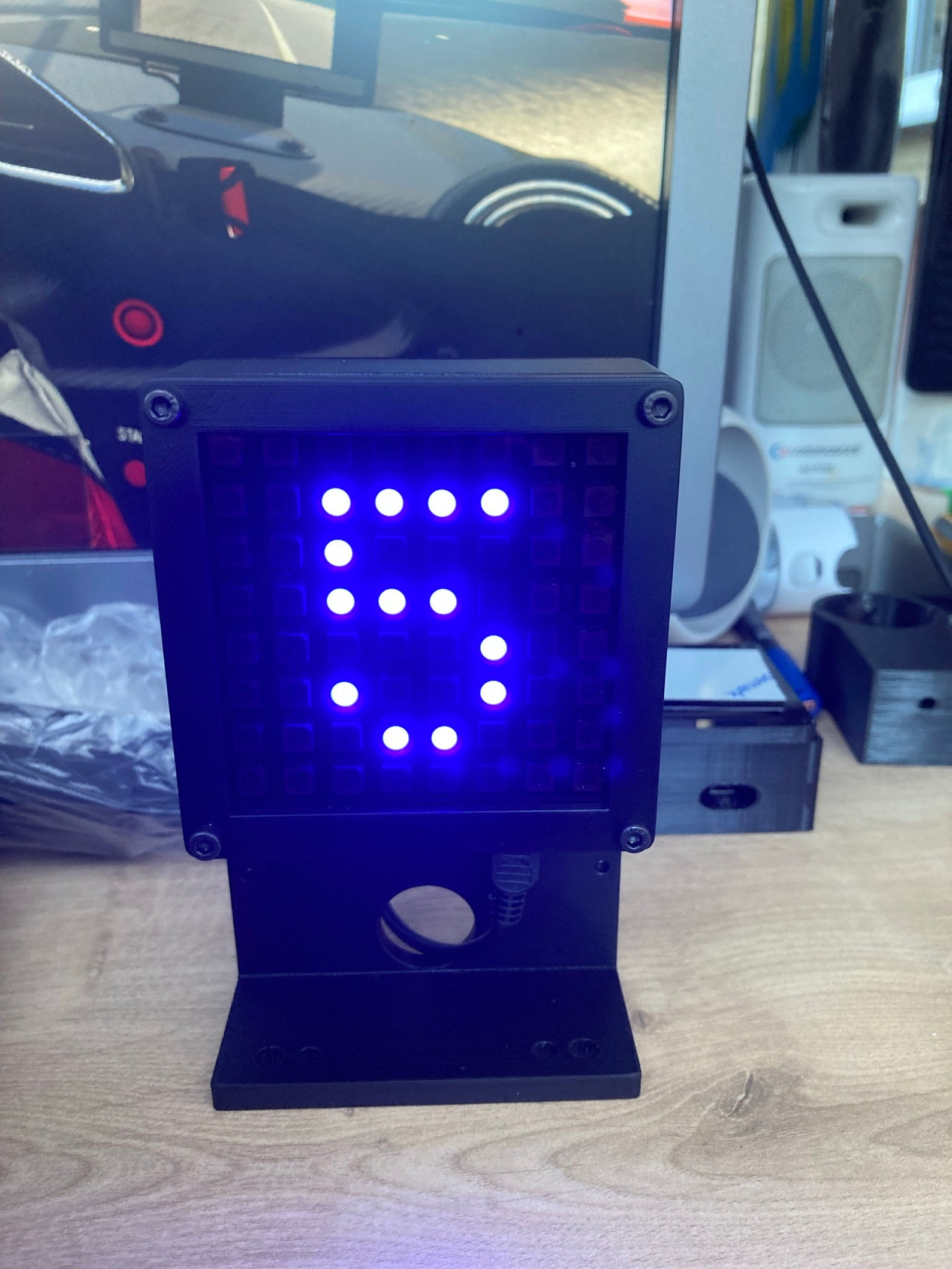 64 LED RGB Matrix for Sim Racing Flags and Gear Indicator | Etsy