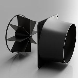 Wind Simulator 140mm Fan Air Straightener for Sim Racing Shakeit Wind ...