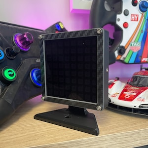 64 LED RGB Matrix for Sim Racing Flags and Gear Indicator - for Simhub ...