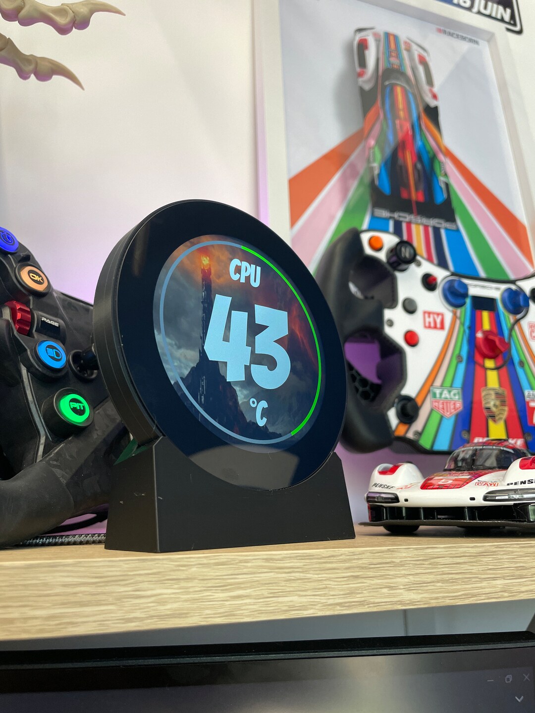 Vocore 3.4" Round Screen Case and Stand - Etsy