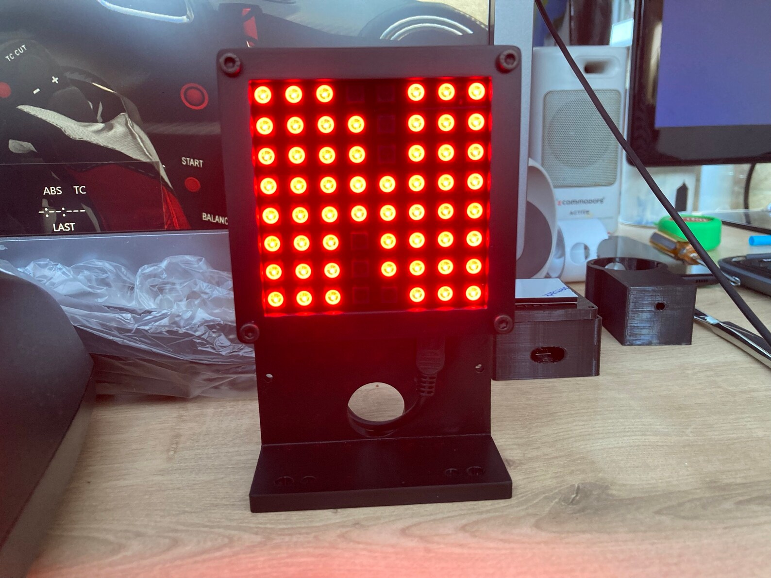 64 LED RGB Matrix for Sim Racing Flags and Gear Indicator | Etsy