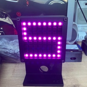 64 LED RGB Matrix for Sim Racing Flags and Gear Indicator | Etsy