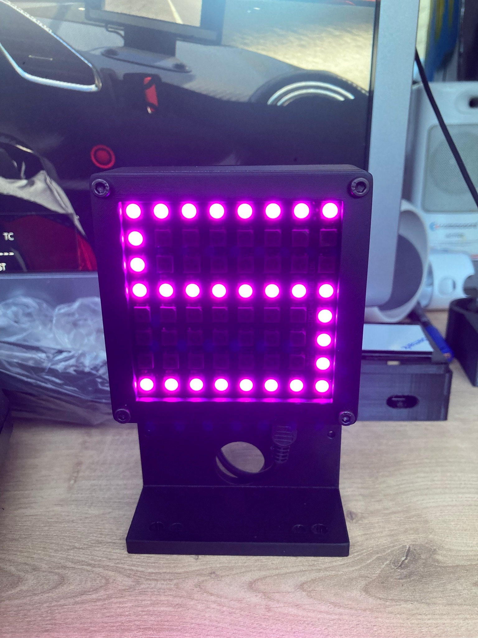 64 LED RGB Matrix for Sim Racing Flags and Gear Indicator | Etsy Canada